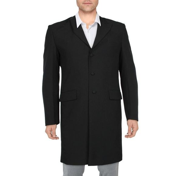 Milano Moda | Suits & Blazers | Milano Moda Mens Black Three Button ...